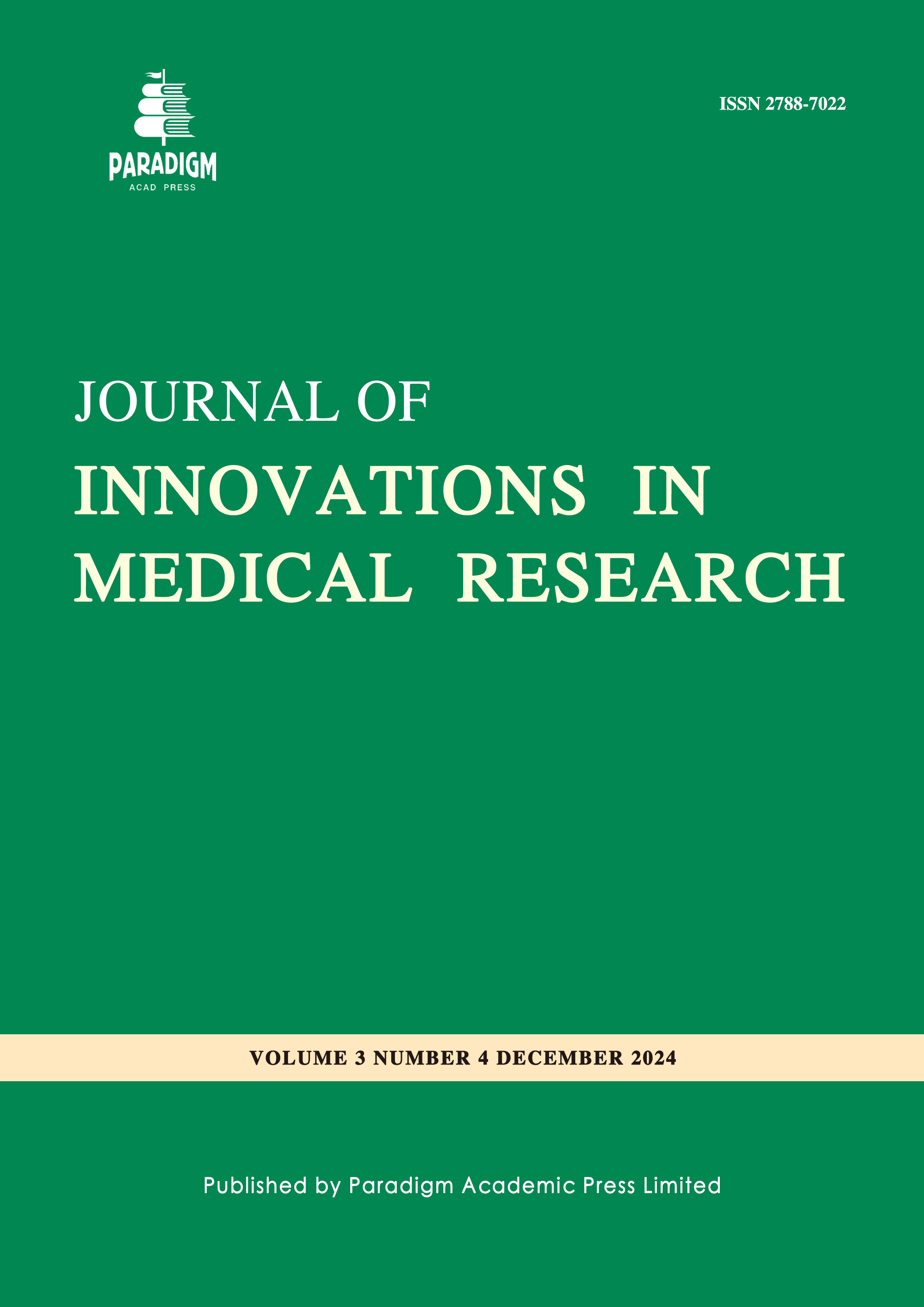 Journal of Innovations in Medical Research(JIMR)