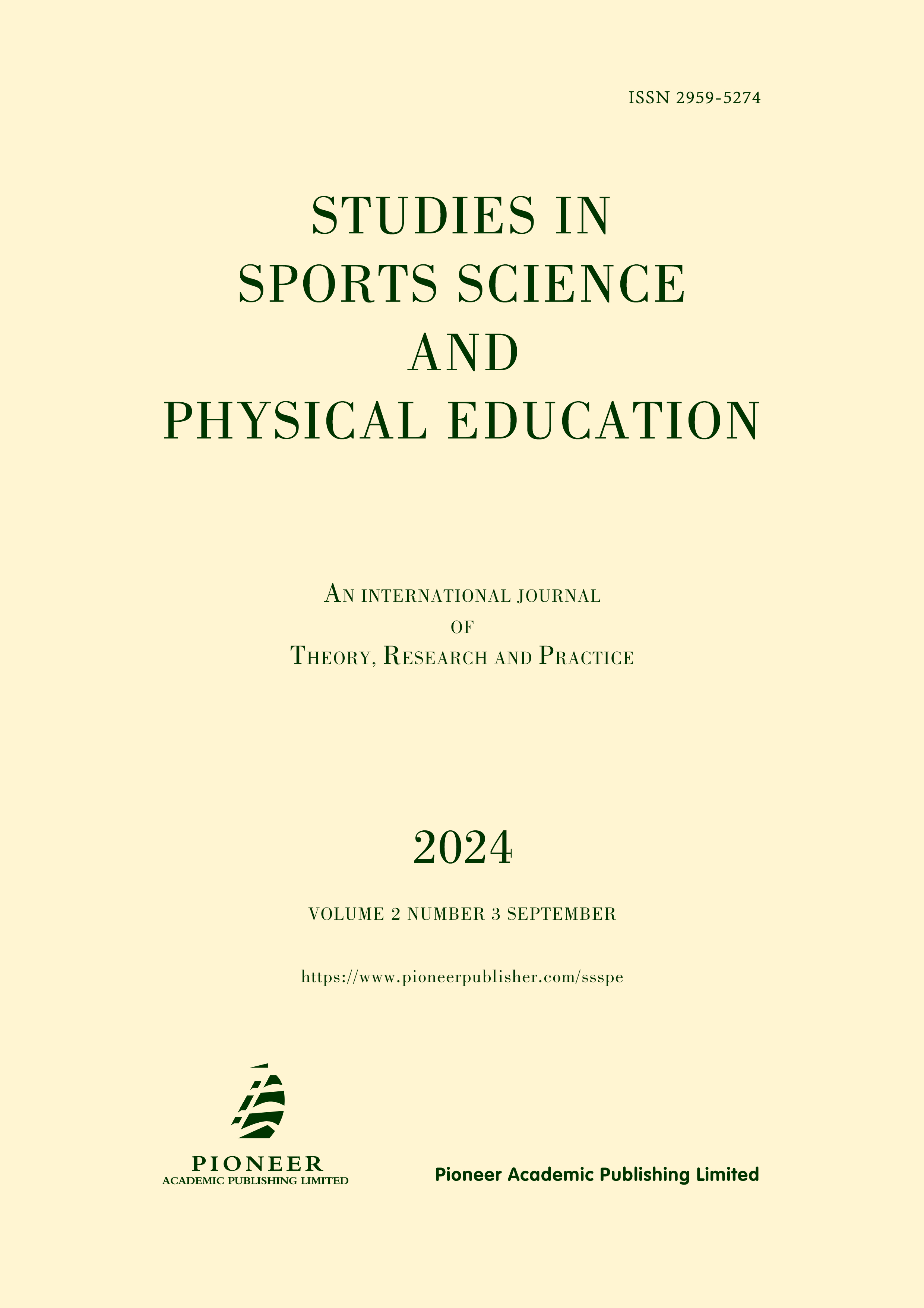 Studies in Sports Science and Physical Education(SSSPE)